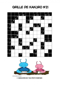 70 KAKURO DIFFICILE - caboucadin