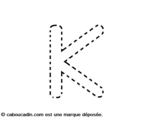 26 fiches maternelles : les lettres en pointillés - caboucadin