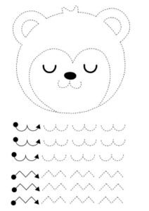Dessiner avec des pointillés : Le graphisme en maternelle - caboucadin