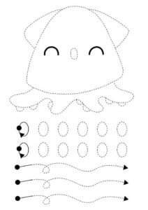 Dessiner avec des pointillés : Le graphisme en maternelle - caboucadin
