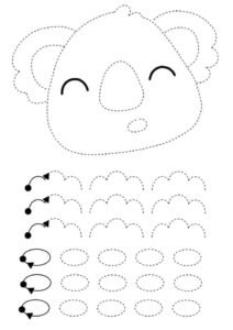 Dessiner avec des pointillés : Le graphisme en maternelle - caboucadin