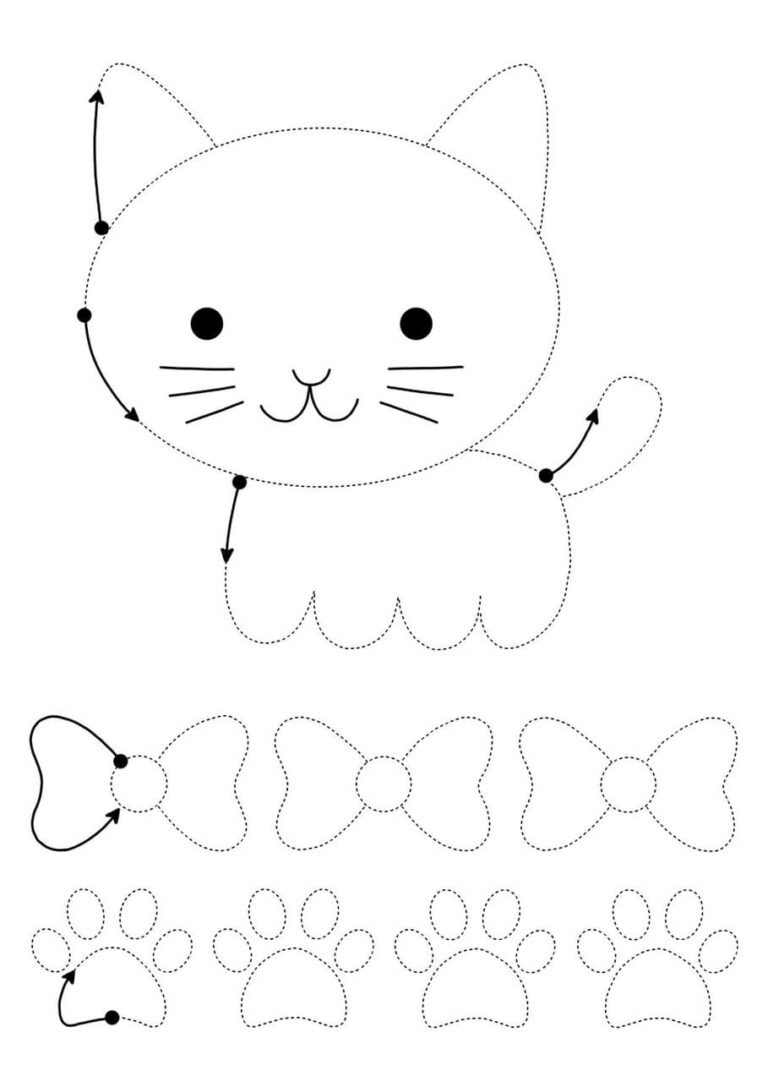 Dessiner avec des pointillés : Le graphisme en maternelle - caboucadin