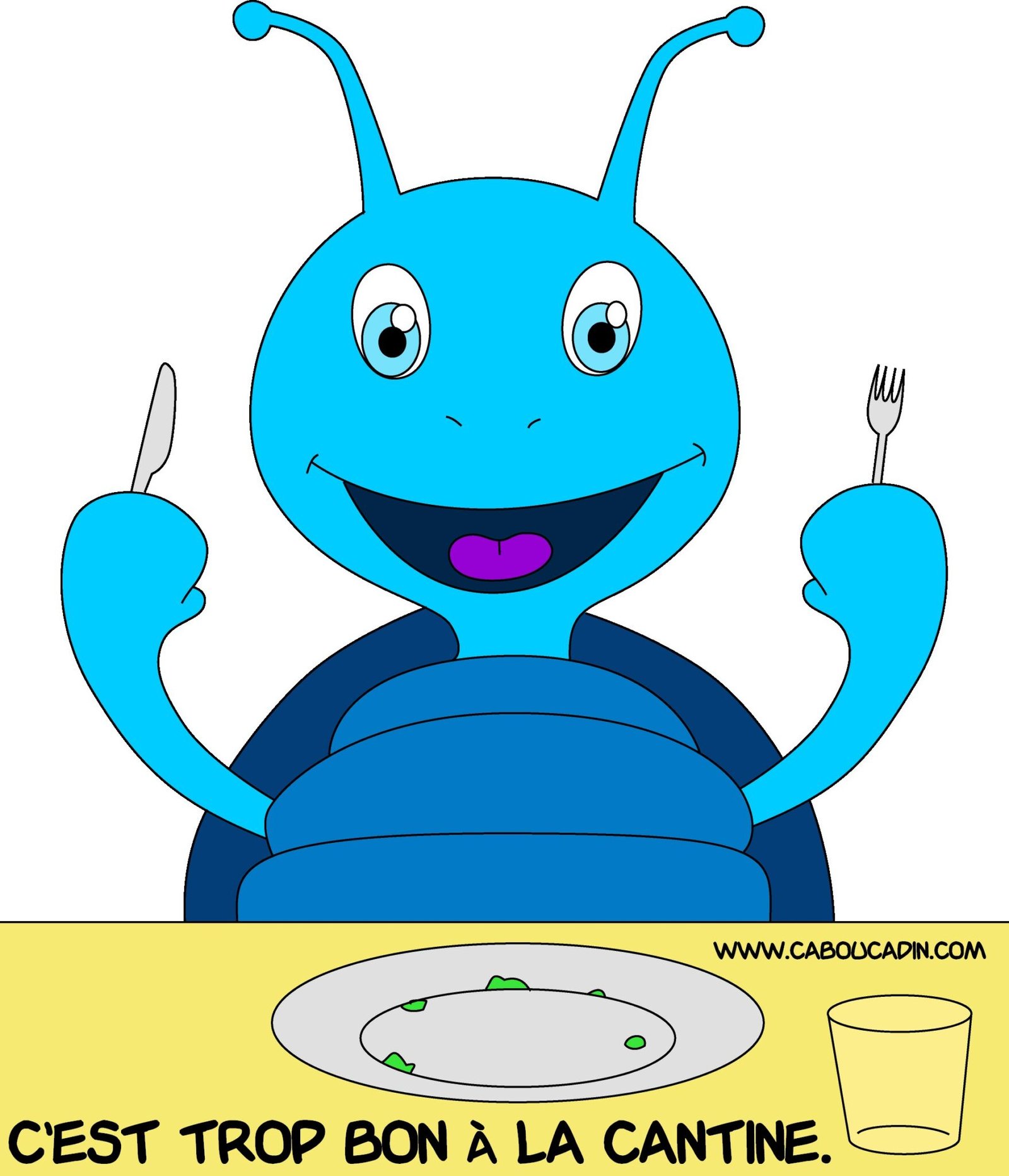 Pictogrammes : manger à la cantine et des légumes - caboucadin