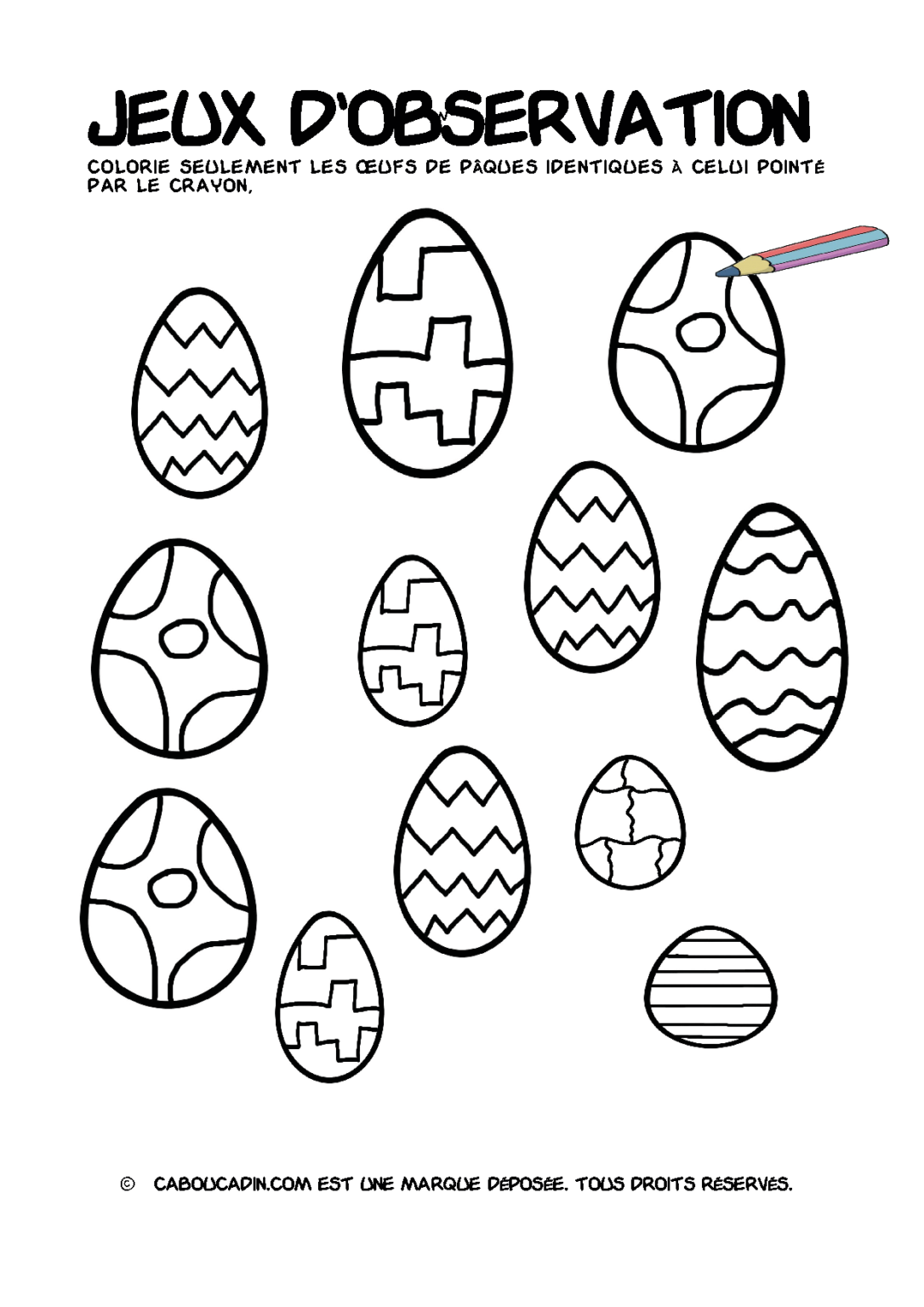 250 fiches activités maternelle de Pâques - caboucadin