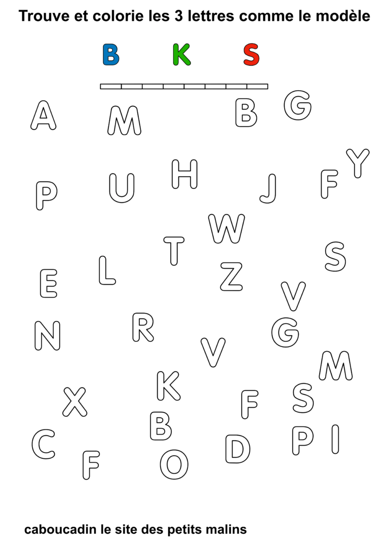 40 fiches maternelles pour découvrir les lettres de l'alphabet en s ...