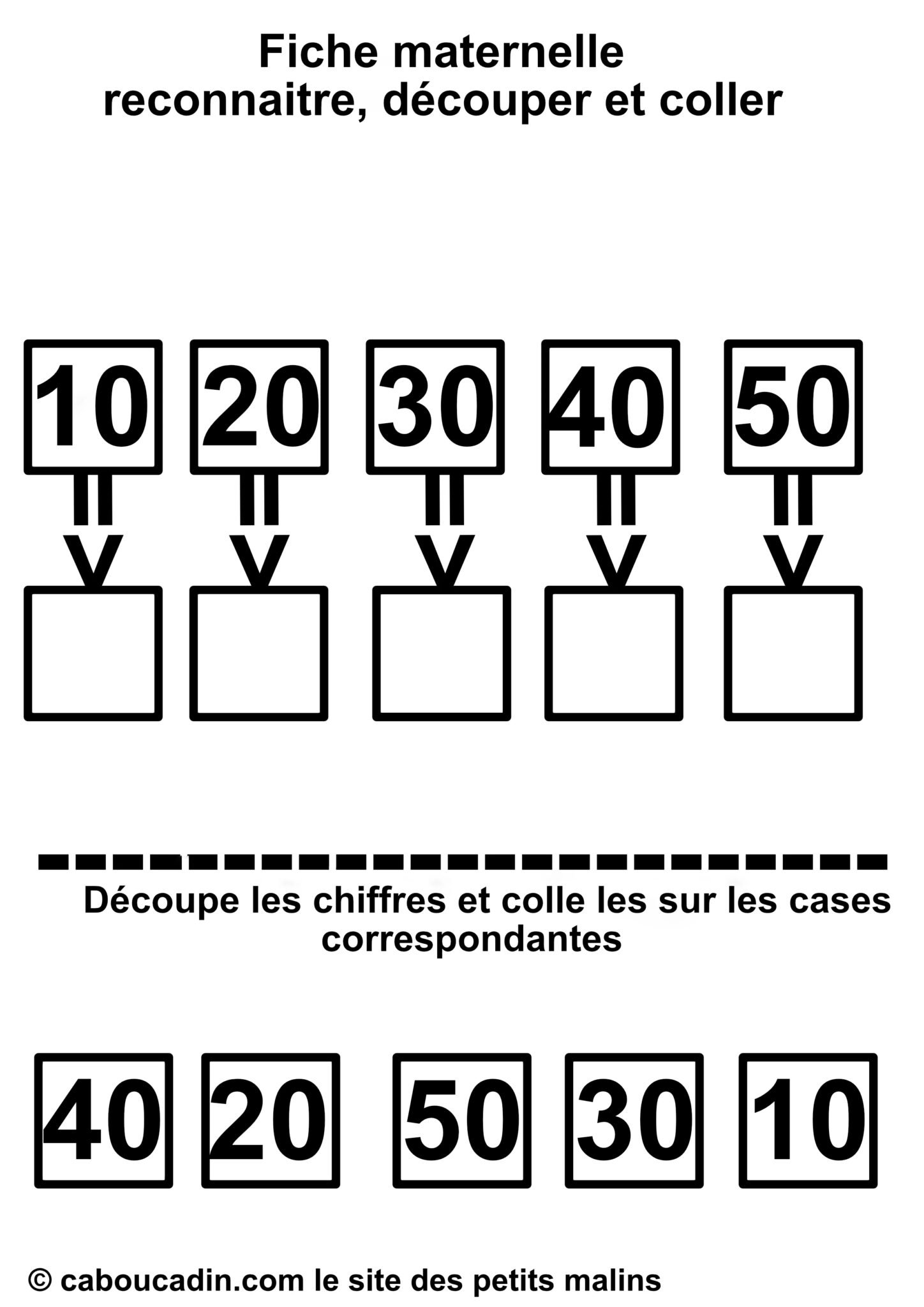 200 fiches pour apprendre à compter en maternelle - caboucadin