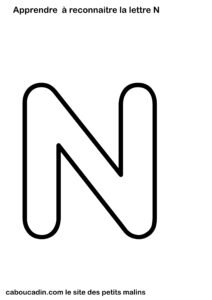 Fiches maternelles: les lettres de l'alphabet - caboucadin