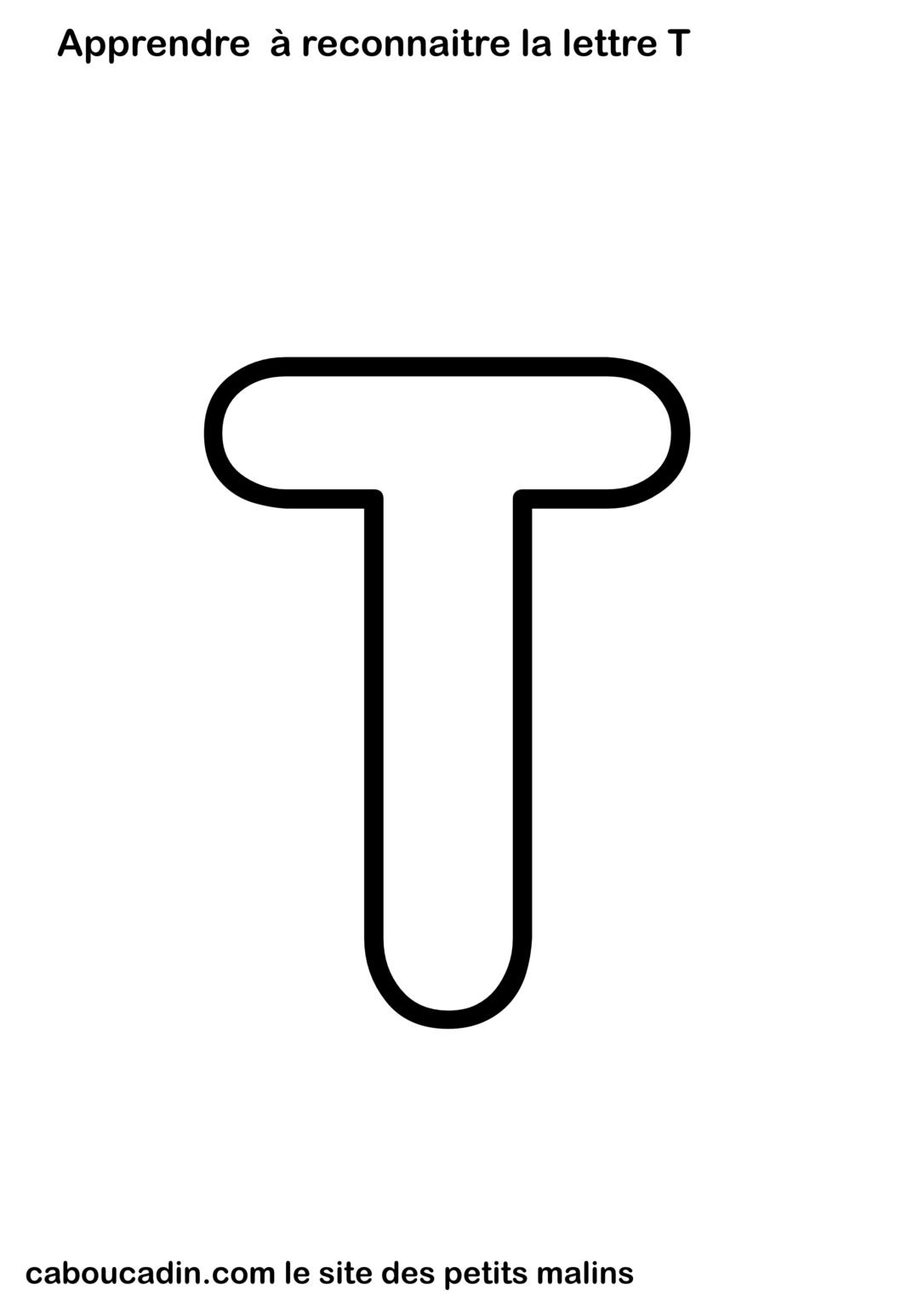 Fiches maternelles: les lettres de l'alphabet - caboucadin