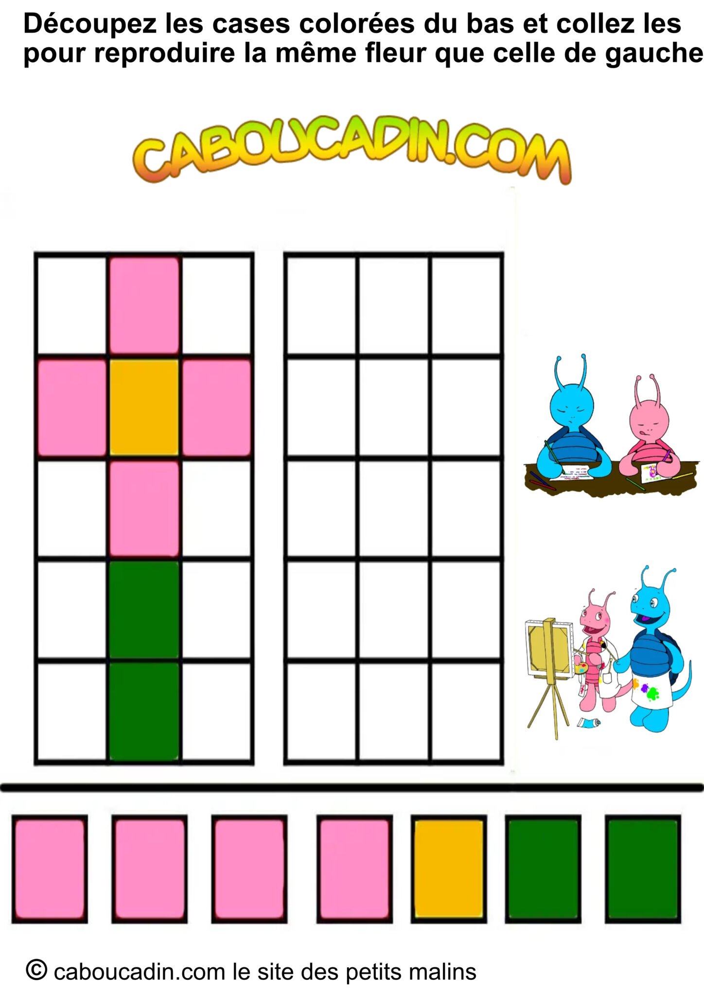 Fiches Maternelles : Couleurs & Espace - 450 Activités ! - caboucadin