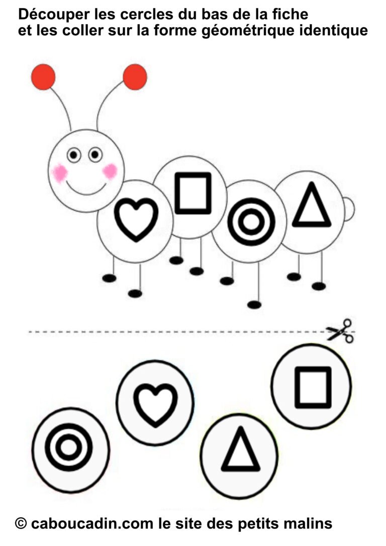 50 fiches pour reconnaitre les différentes formes géométriques - caboucadin